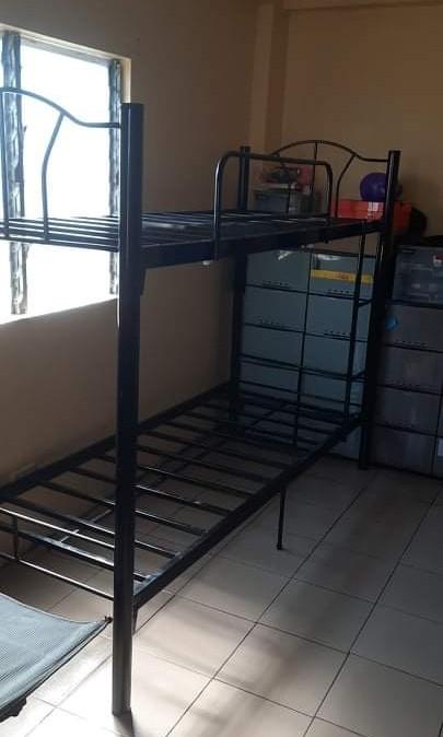 Double deck frame, Furniture & Home Living, Furniture, Bed Frames ...