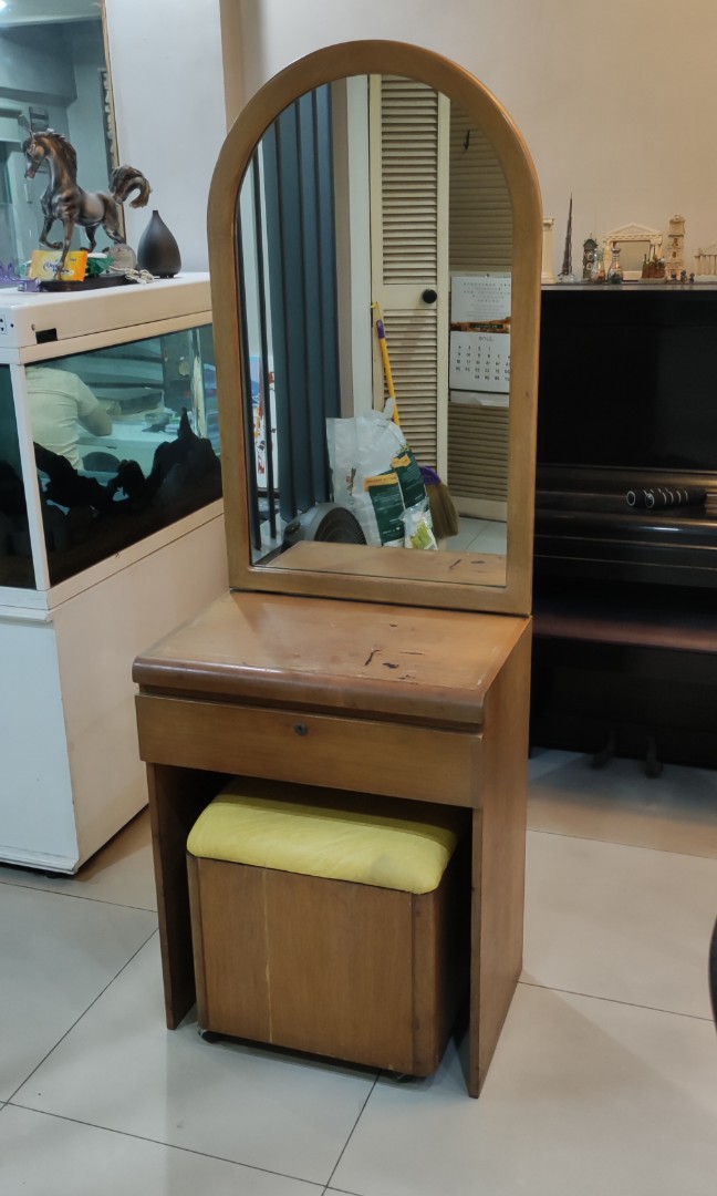 Dresser Table with Seat, Furniture & Home Living, Furniture, Tables ...