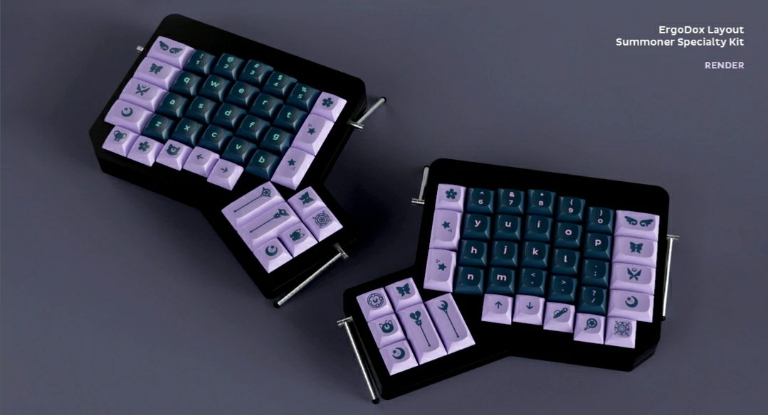 DSA Dark Magic Girl Keycaps (Specialty Kit), Computers & Tech, Parts ...