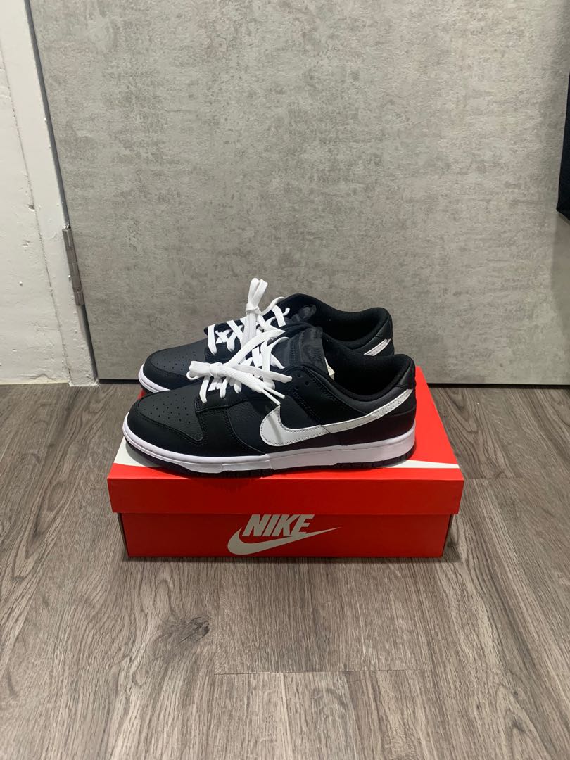 Dunk Retro Black, Men's Fashion, Footwear, Sneakers on Carousell
