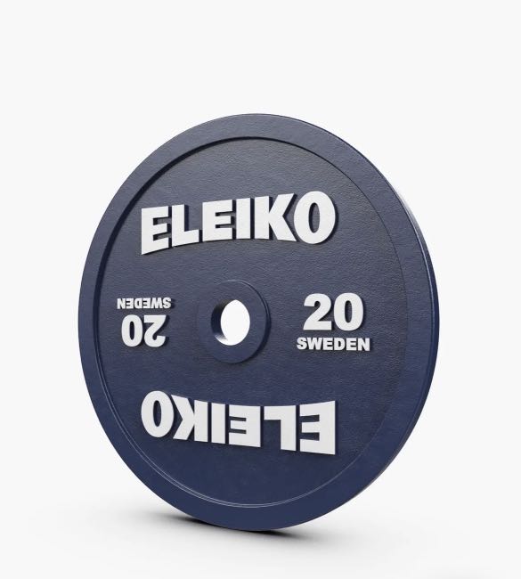 Eleiko IPF Powerlifting Competition Plates (20kg pair), Sports ...