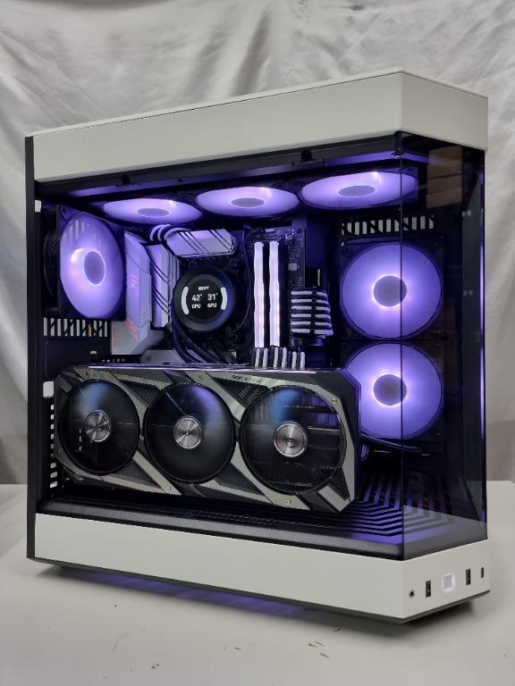 [FREE DELIVERY] HYTE Y60 NEW CASING / RYZEN 7 5700X + B550-A ROG STRIX ...