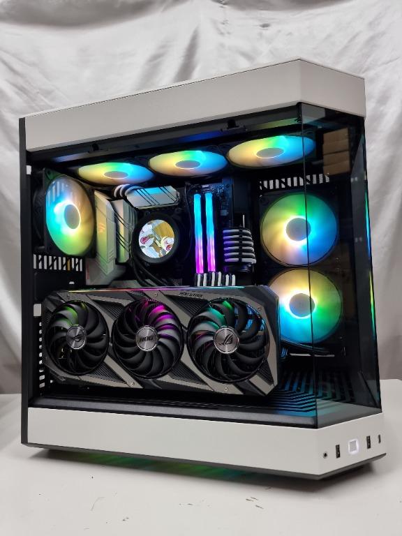 [FREE DELIVERY] HYTE Y60 NEW CASING / RYZEN 7 5700X + B550-A ROG STRIX ...