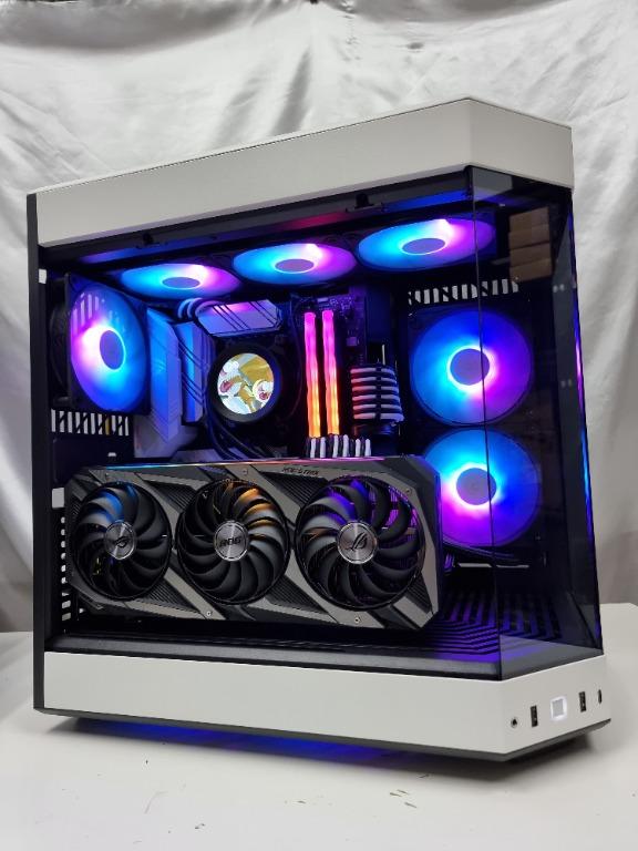 [FREE DELIVERY] HYTE Y60 NEW CASING / RYZEN 7 5700X + B550-A ROG STRIX ...