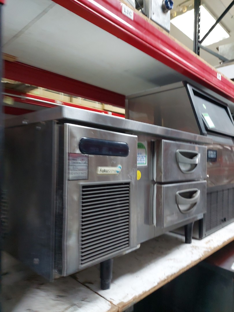 Fukishima Chef Base 2 drawer Chiller, dim, 900mm x 750mm x 550mmh, TV ...
