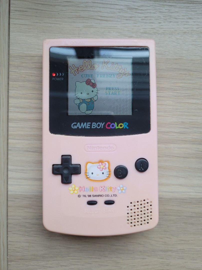 Gameboy Color Hello Kitty Limited Edition Nintendo Game Boy GBC, Video ...