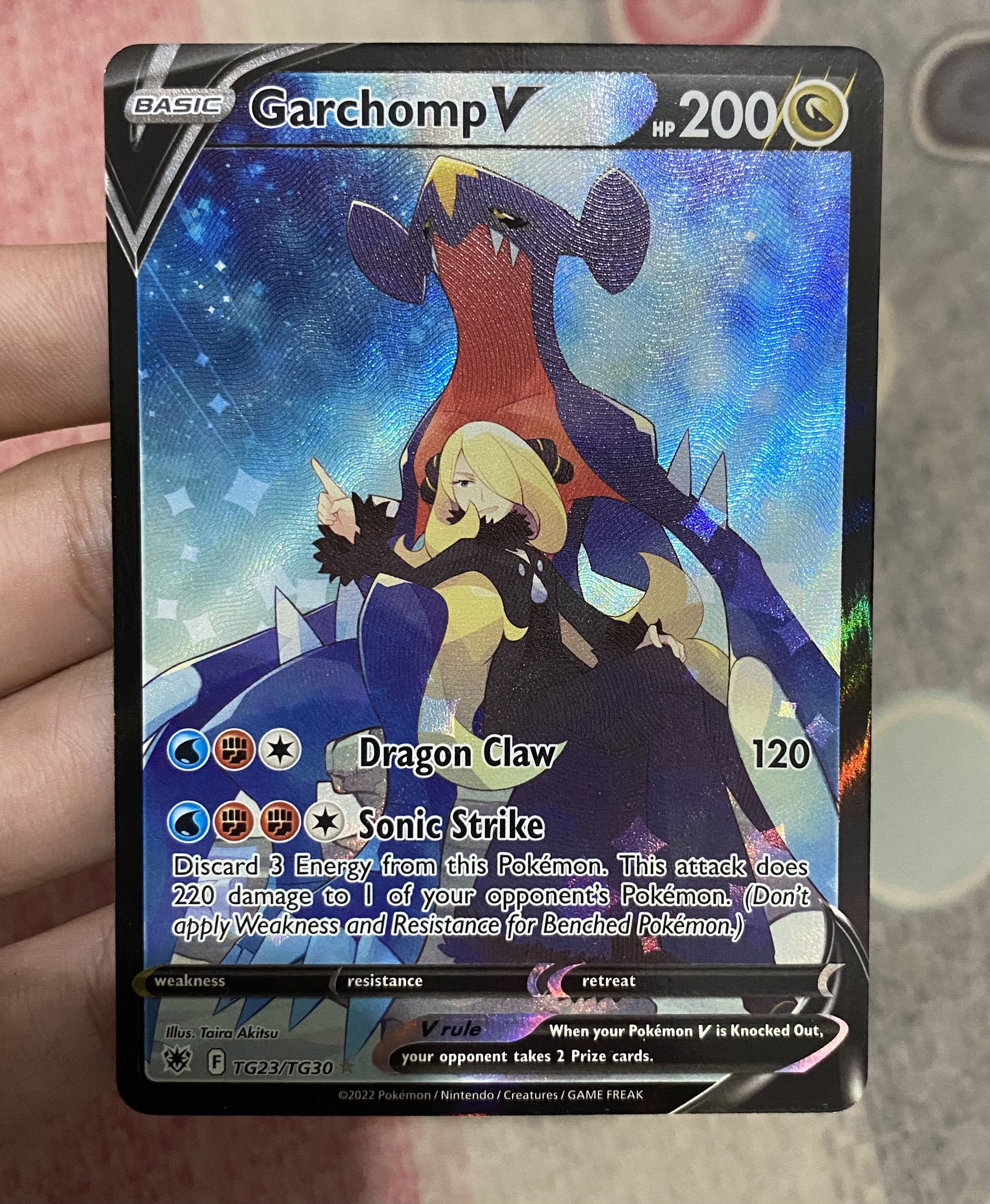 Garchomp V TG23/TG30 - Pokemon Astral Radiance AA, Hobbies & Toys, Toys ...