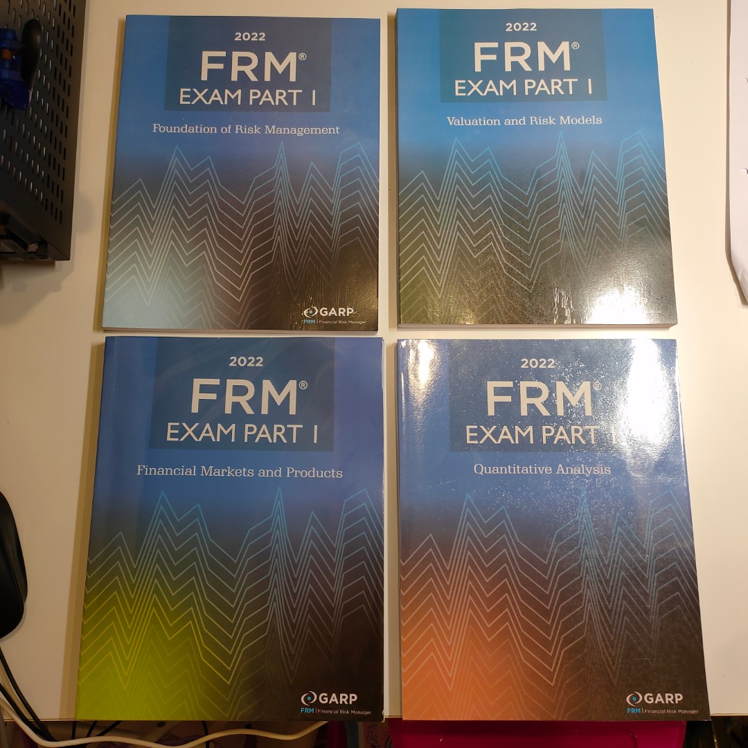 GARP FRM 2022 Textbooks Exam Part 1, Hobbies & Toys, Books & Magazines ...