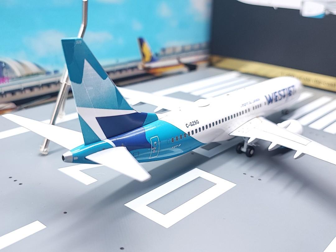 Gemini Jets 1:200 WestJet B737 MAX 8 C-GZSG, Hobbies & Toys, Toys ...