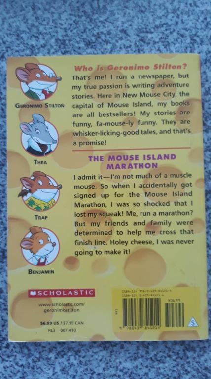 Geronimo Stilton The Mouse Island Marathon, Hobbies & Toys, Books ...