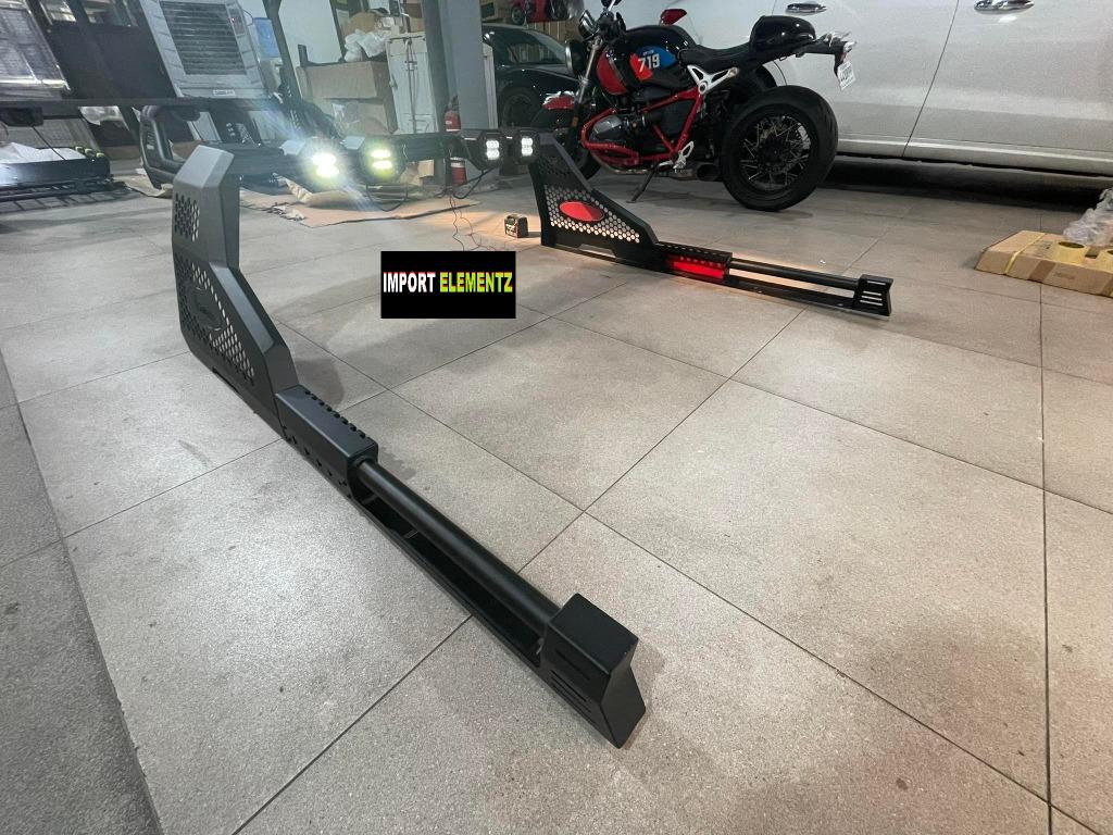 Goliath Discovery Rollbar with Four LED Cube Lights Hilux Ranger Navara ...