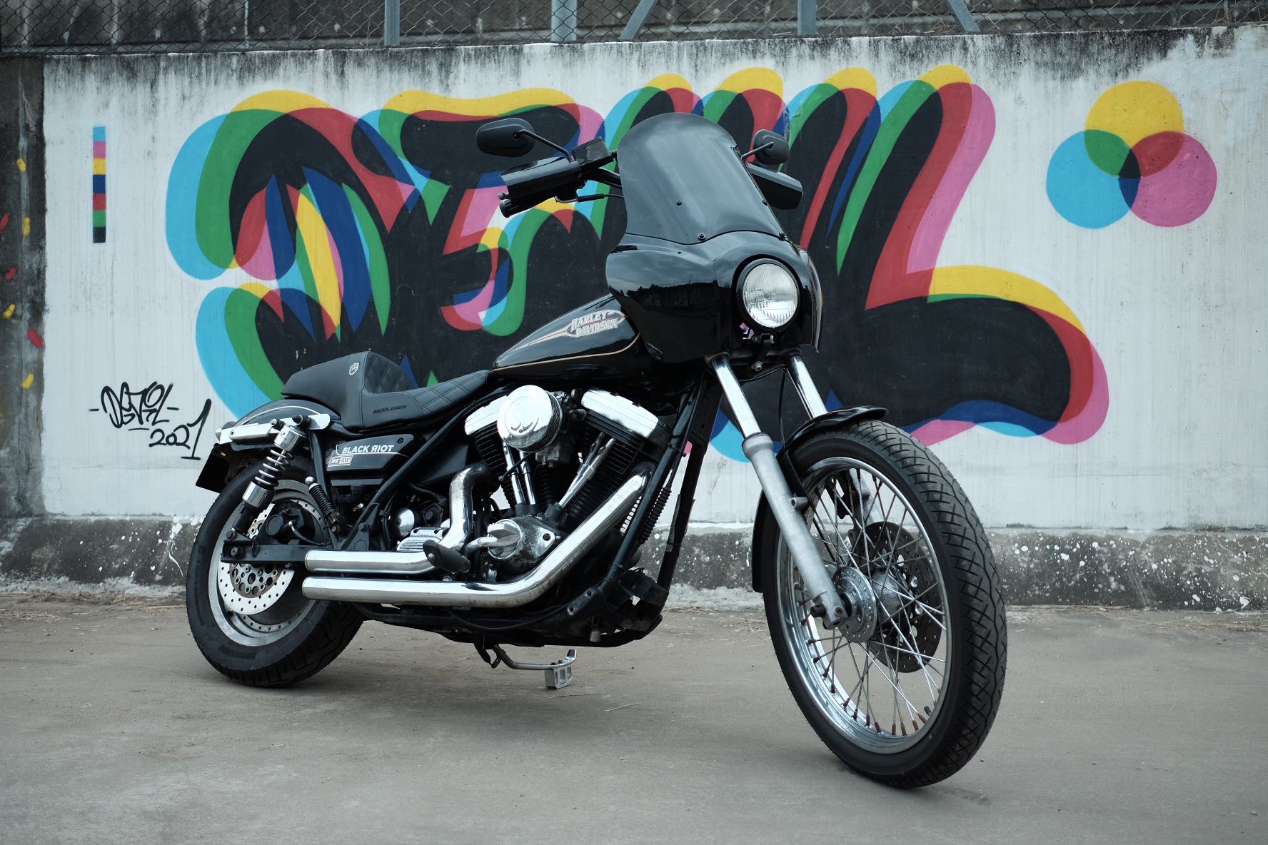 Harley Davidson 1992 FXR clubstyle, 電單車買賣 - Carousell