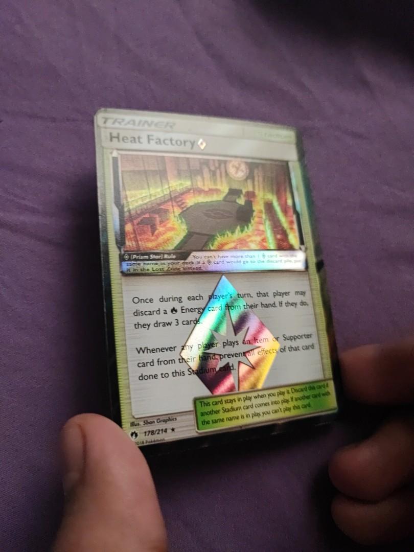 Heat Factory Prism Star Holo Rare Pokemon Card., Video Gaming, Gaming ...