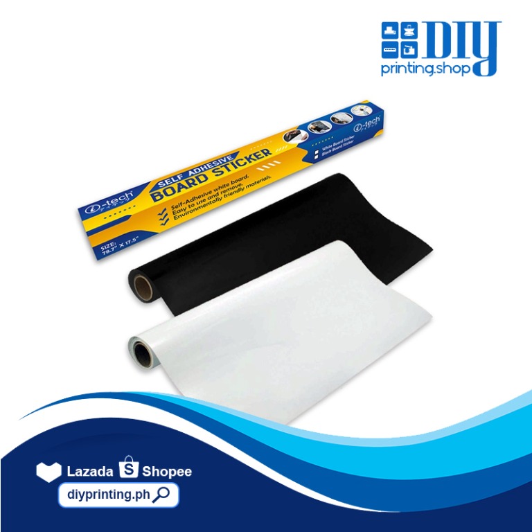 i-Tech Self-Adhesive White Board Sticker, Hobbies & Toys, Stationary ...
