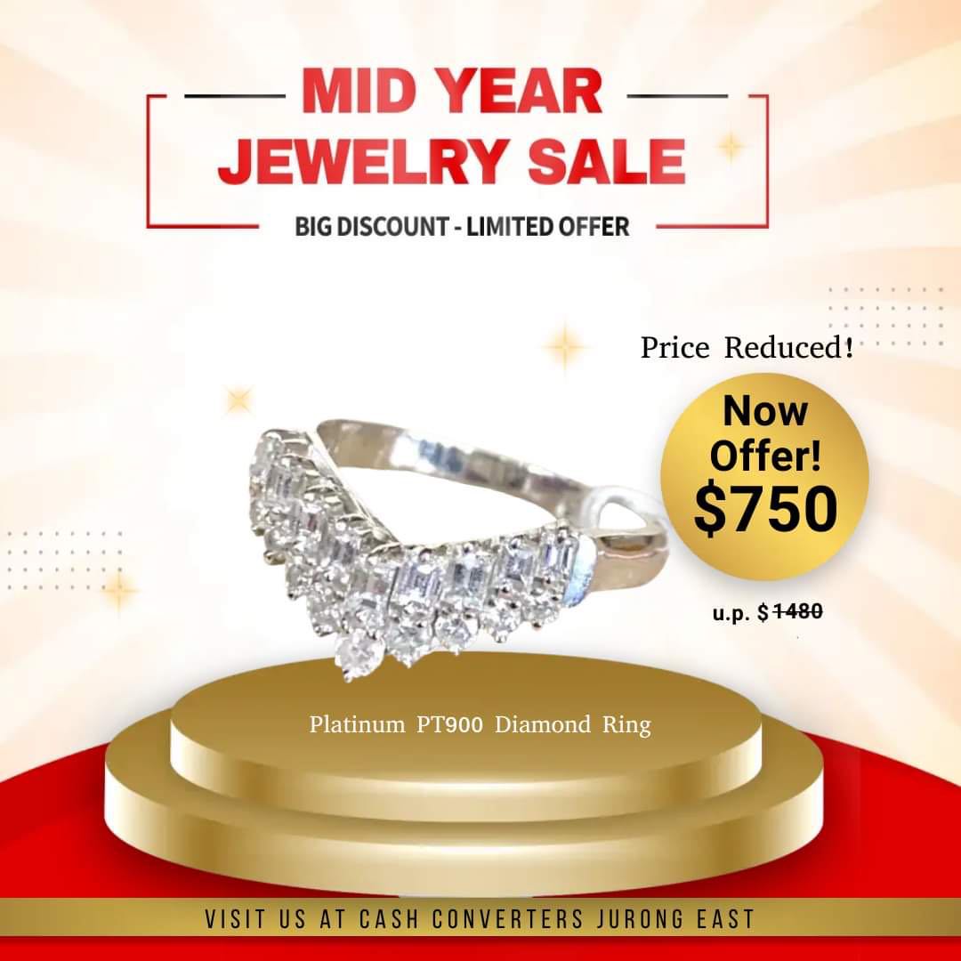 JE- Diamond Ring, Women's Fashion, Jewelry & Organisers, Rings on Carousell