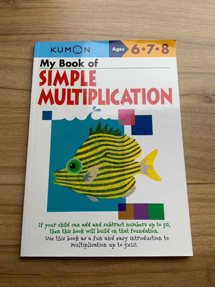 Kumon Simple Multiplication (Ages 6-8), Hobbies & Toys, Books ...