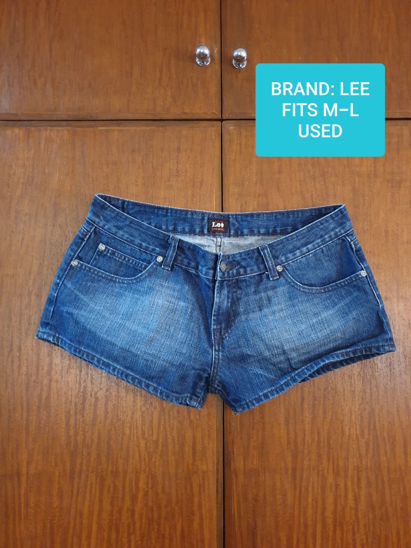 LEE DENIM SHORTS M-L, Women's Fashion, Bottoms, Shorts on Carousell