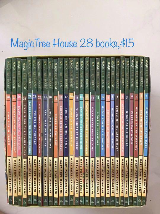 Magic Tree house complete set of 28 books, Hobbies & Toys, Books ...
