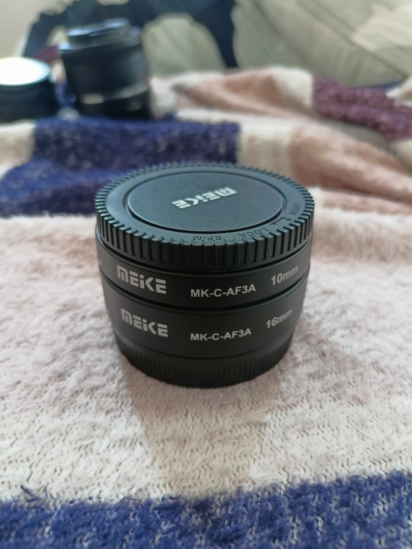 Meike 16mm/10mm macro extension tubes (metal), Photography, Lens & Kits ...
