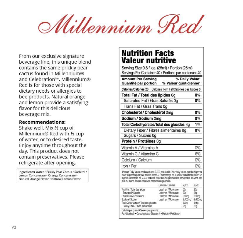 Millennium Red, Health & Nutrition, Health Supplements, Health Food ...
