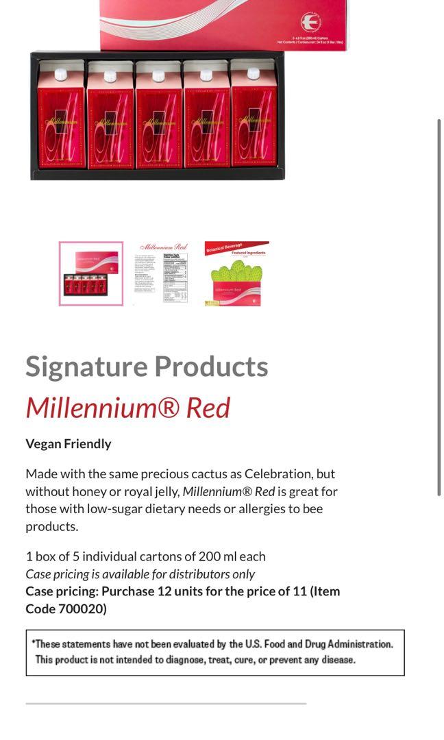 Millennium Red, Health & Nutrition, Health Supplements, Health Food ...