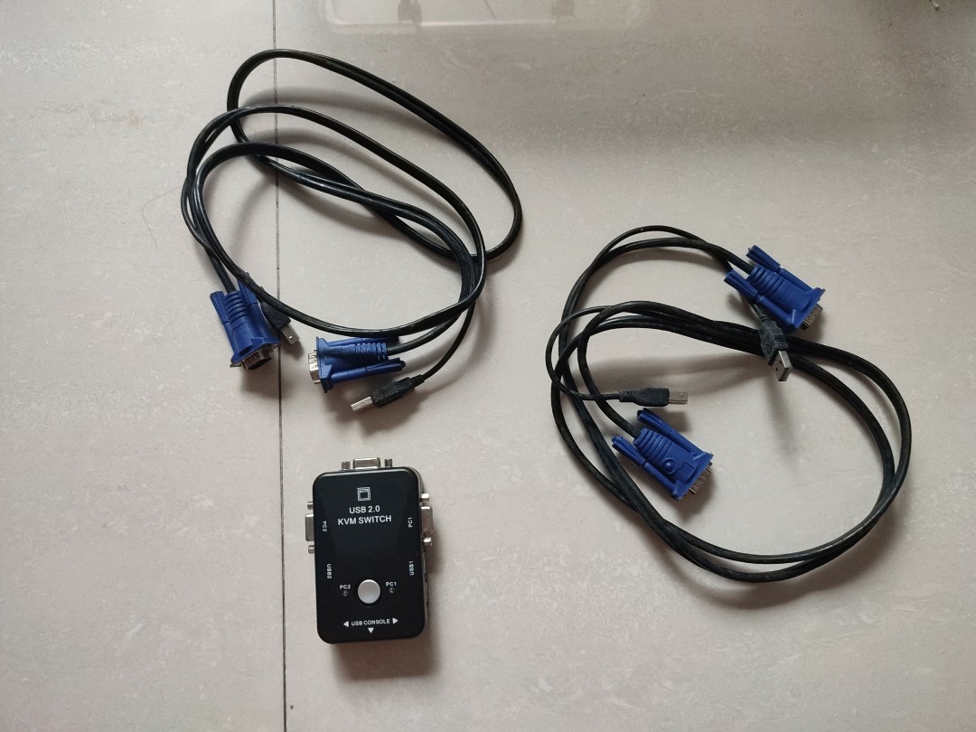 Monitor switch, Computers & Tech, Parts & Accessories, Cables ...