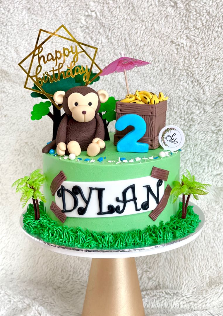 Monkey cake, Food & Drinks, Homemade Bakes on Carousell