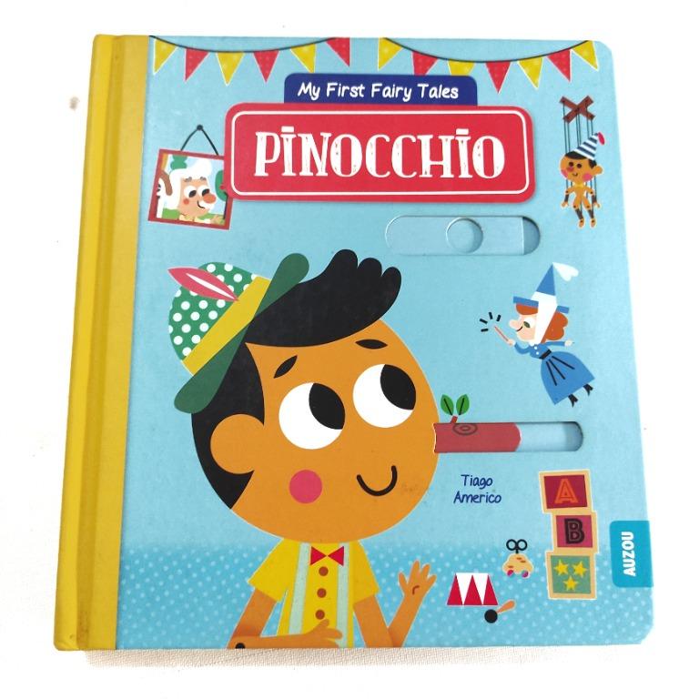My First Fairy Tales Pinocchio Bedtime Story Book Pull-the-Tab Board ...