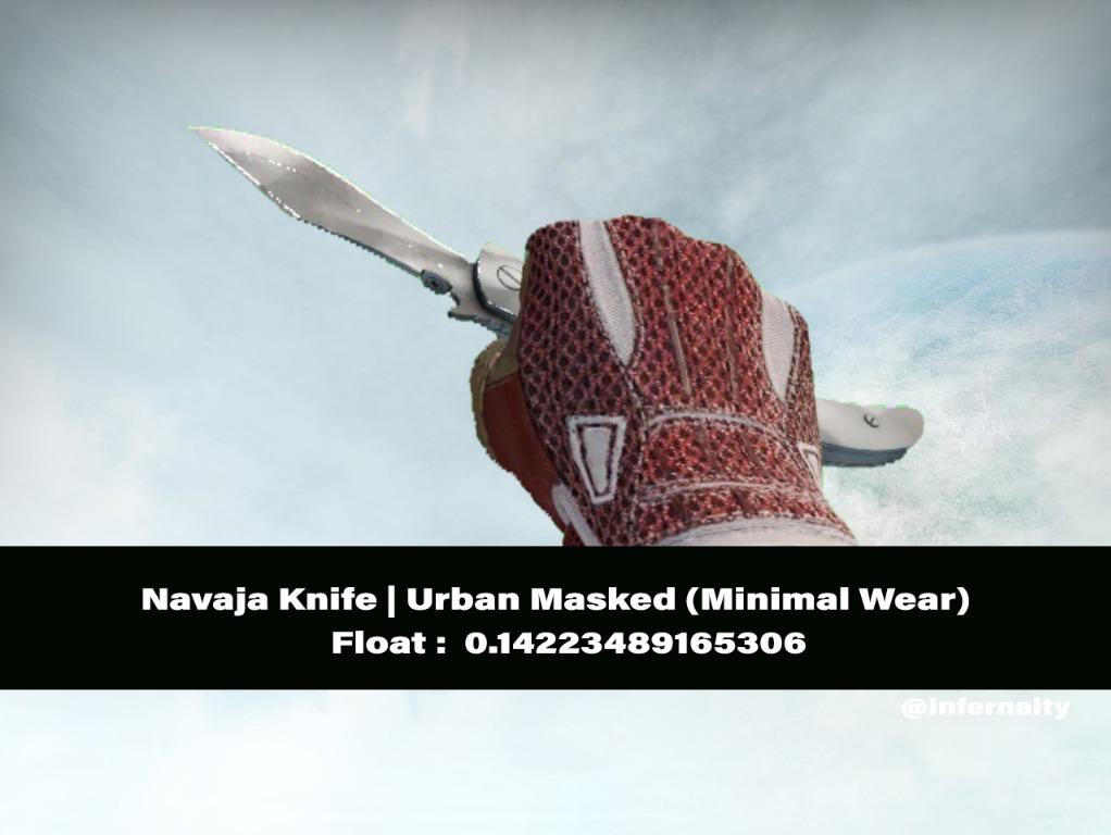 Navaja Knife Urban Masked MW CSGO SKINS KNIVES, Video Gaming, Gaming ...