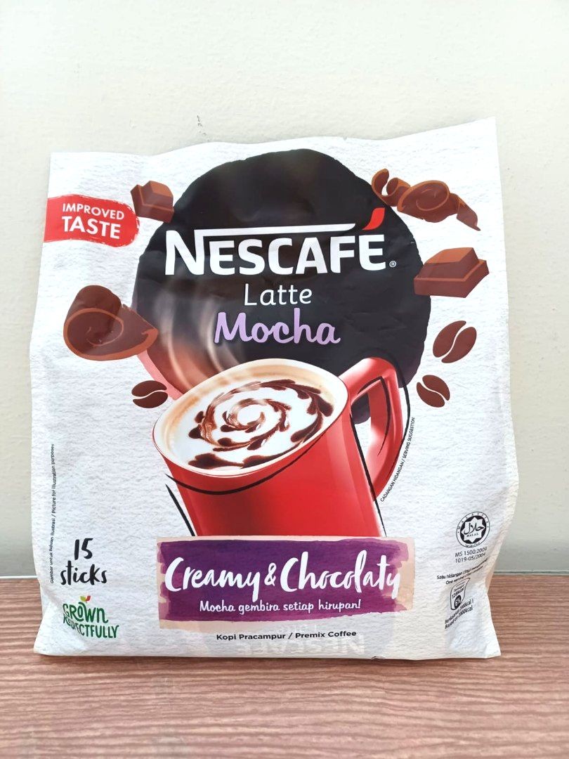 Nescafe Latte Mocha (15 x 31g), Food & Drinks, Beverages on Carousell