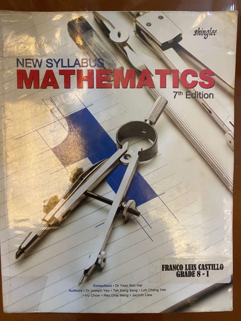 New Syllabus Mathematics 1, 7th Edition, Hobbies & Toys, Books ...