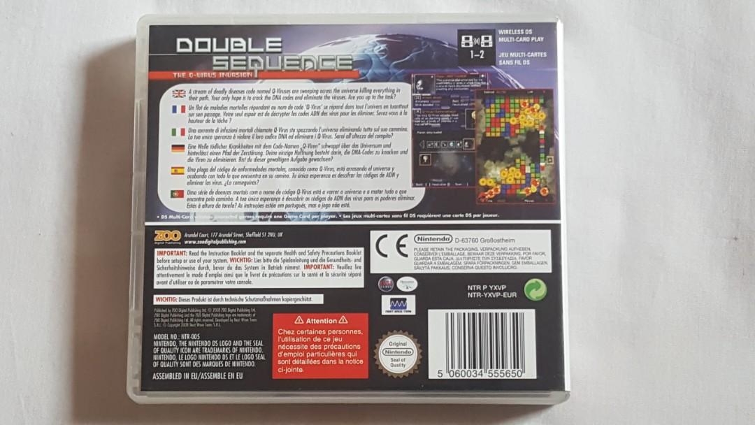 Nintendo DS Double Sequence, Video Gaming, Video Games, Nintendo on ...
