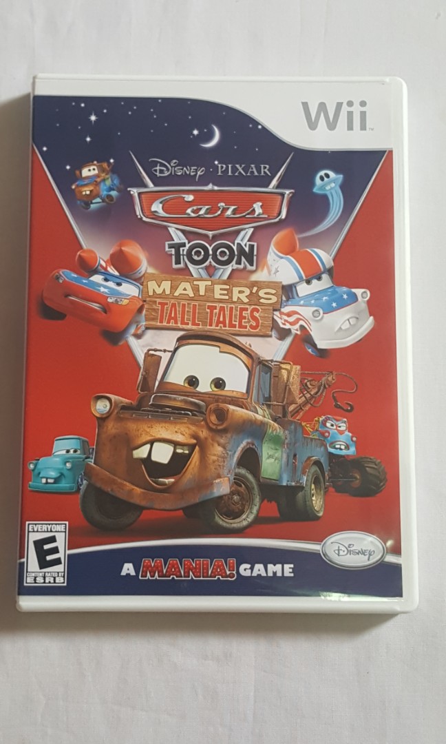 Nintendo Wii Disney Pixar Cars Toon Mater's Tall Tales, Video Gaming ...