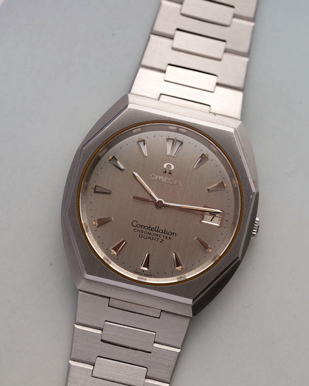Omega Constellation COSC quartz ref 398.0856, Luxury, Watches on Carousell
