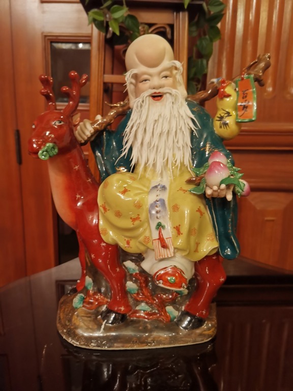 Oriental Style Hok Lok Shi Three Wise Men Paintings, Furniture & Home ...