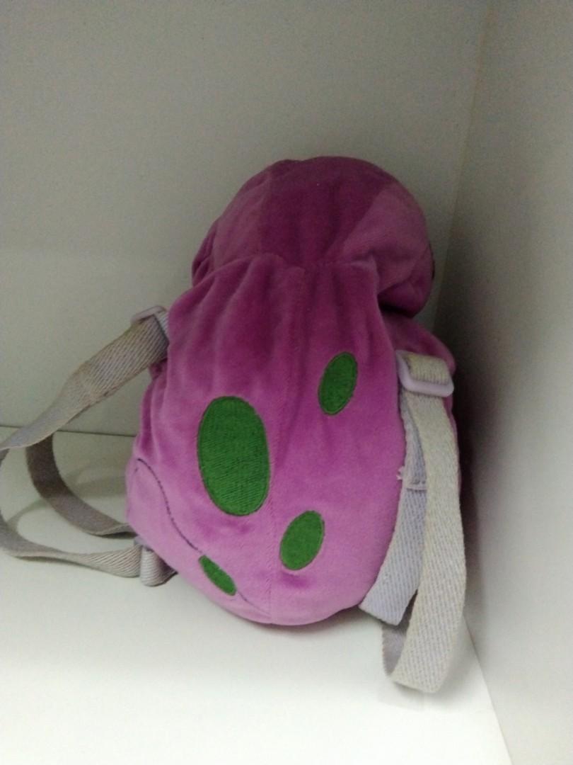 Original barney purple dinosaur backpack, Babies & Kids, Babies & Kids ...