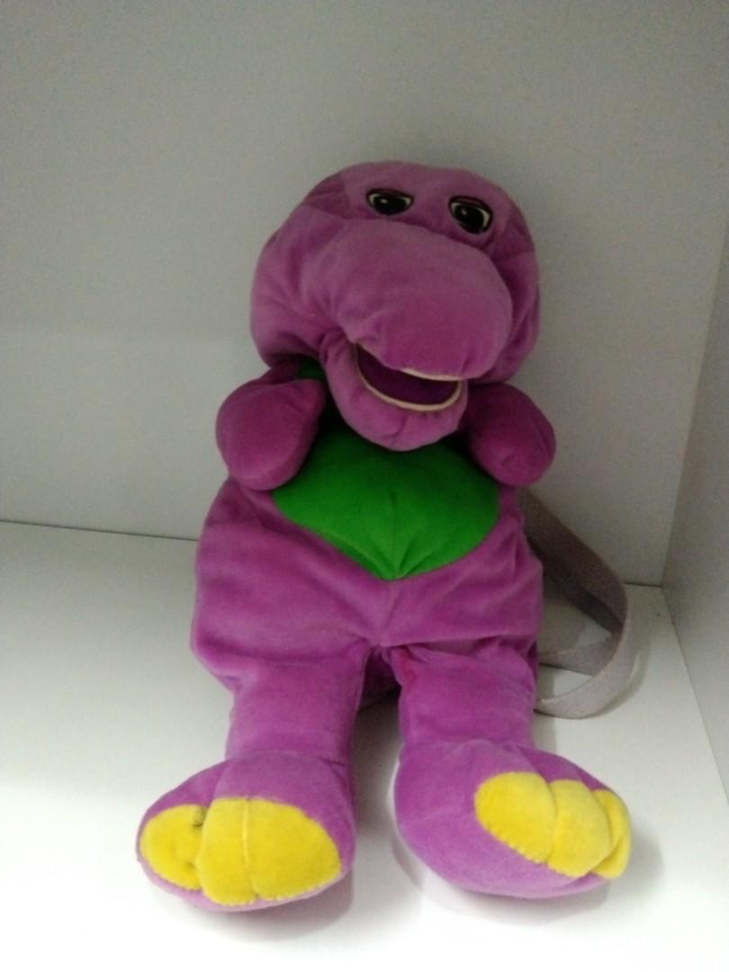 Original barney purple dinosaur backpack, Babies & Kids, Babies & Kids ...