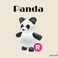 PANDA - ADOPT ME PET - LEGENDARY PET, Video Gaming, Gaming Accessories ...