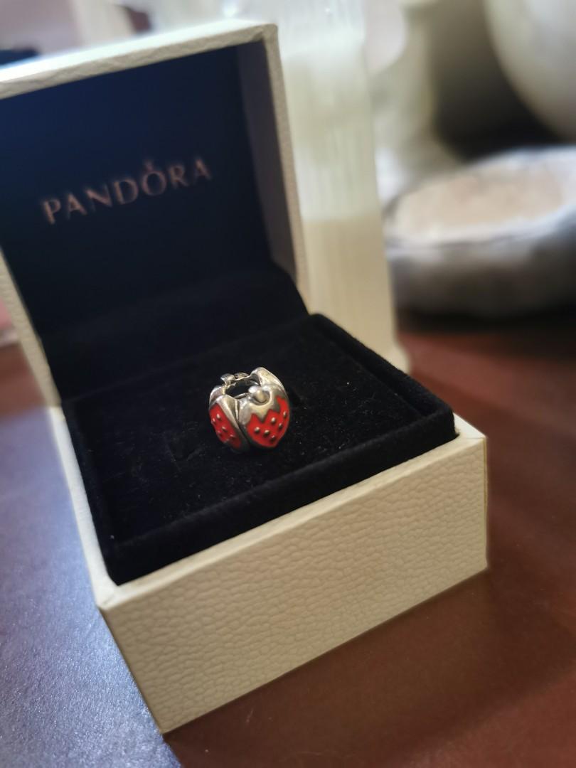 Pandora strawberry charm, Women's Fashion, Jewelry & Organizers, Charms ...