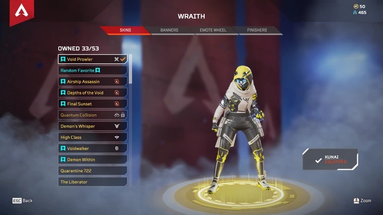 [PC] Wraith & Octane heirloom w/ 160 Legendaries, 10K Kills on Wraith ...