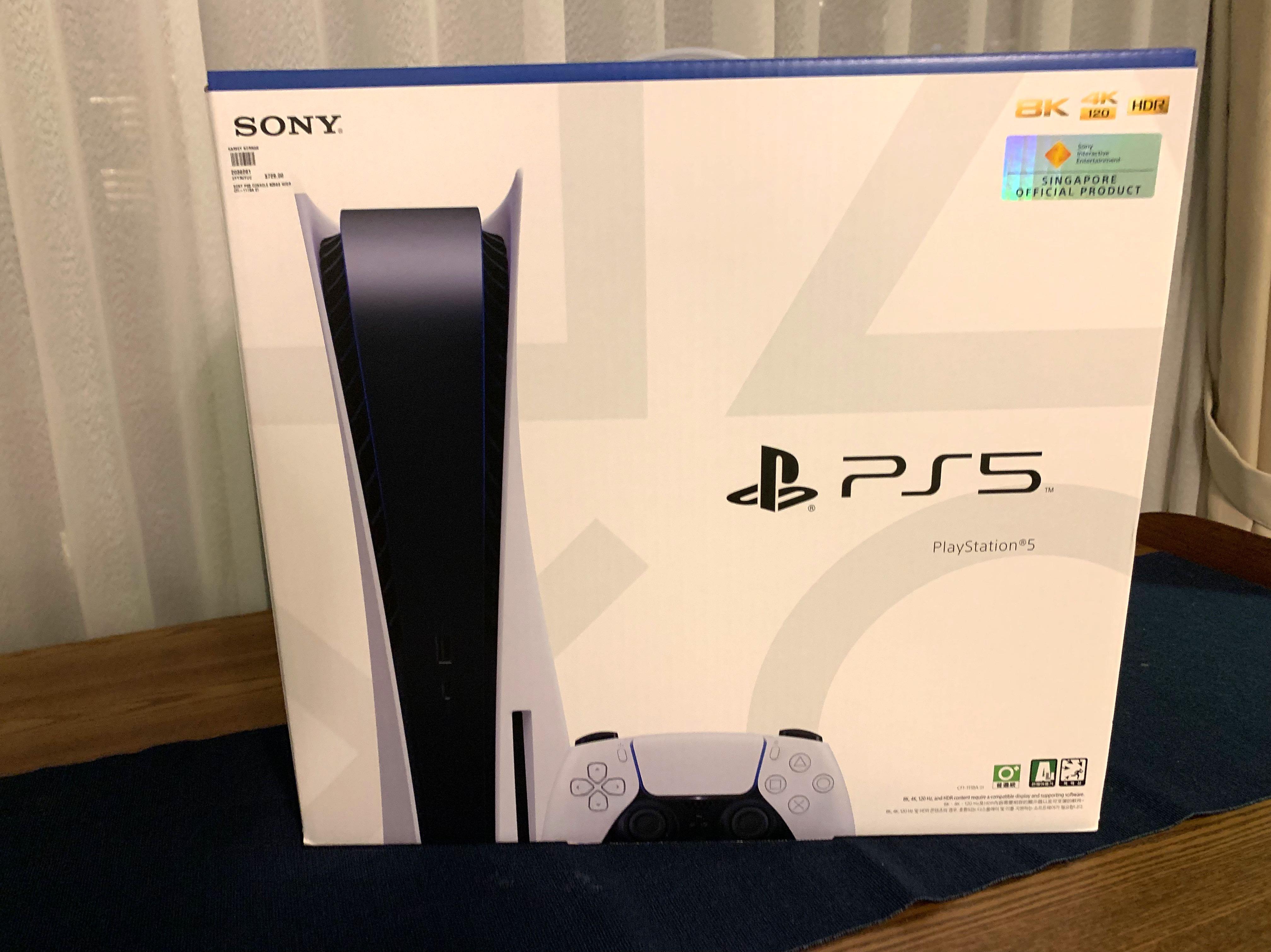 **PlayStation 5 (PS5) BNIB W/Receipt Disc**, Video Gaming, Video Game ...