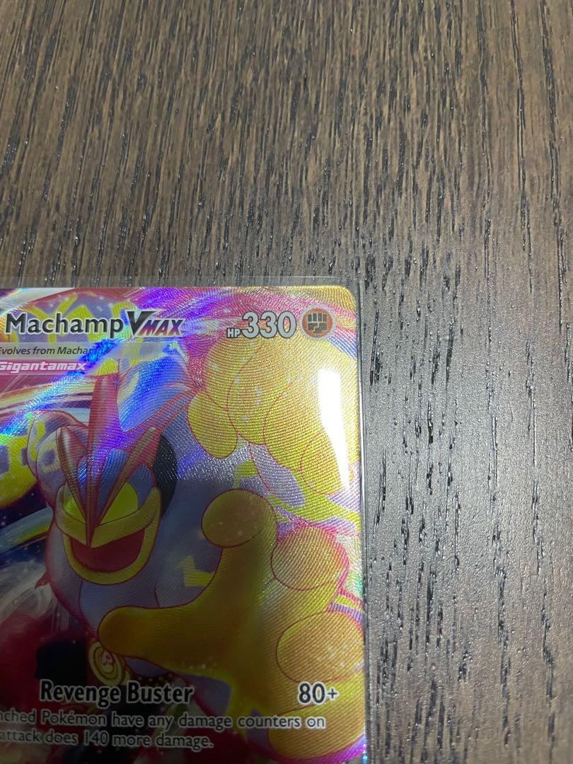 Pokémon machamp V FA & VMAX, Hobbies & Toys, Toys & Games on Carousell