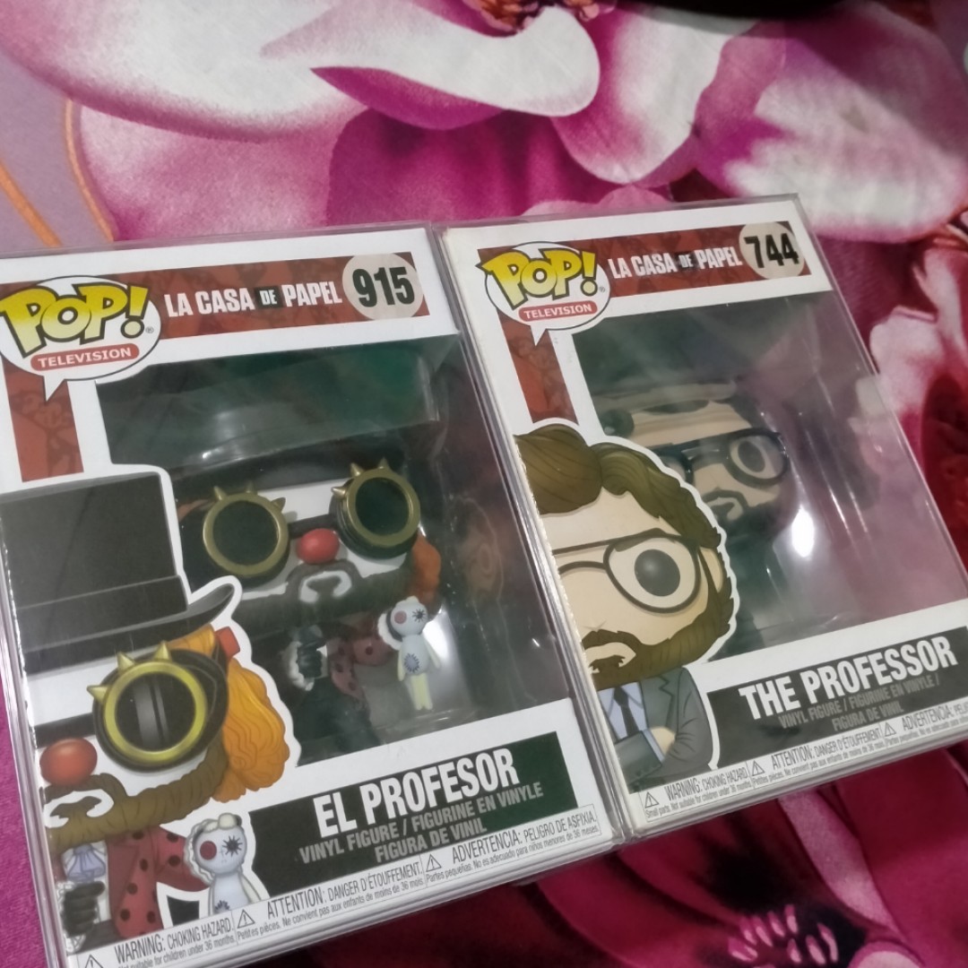 The Professor & El Profesor - Money Heist Funko Pop, Hobbies & Toys ...