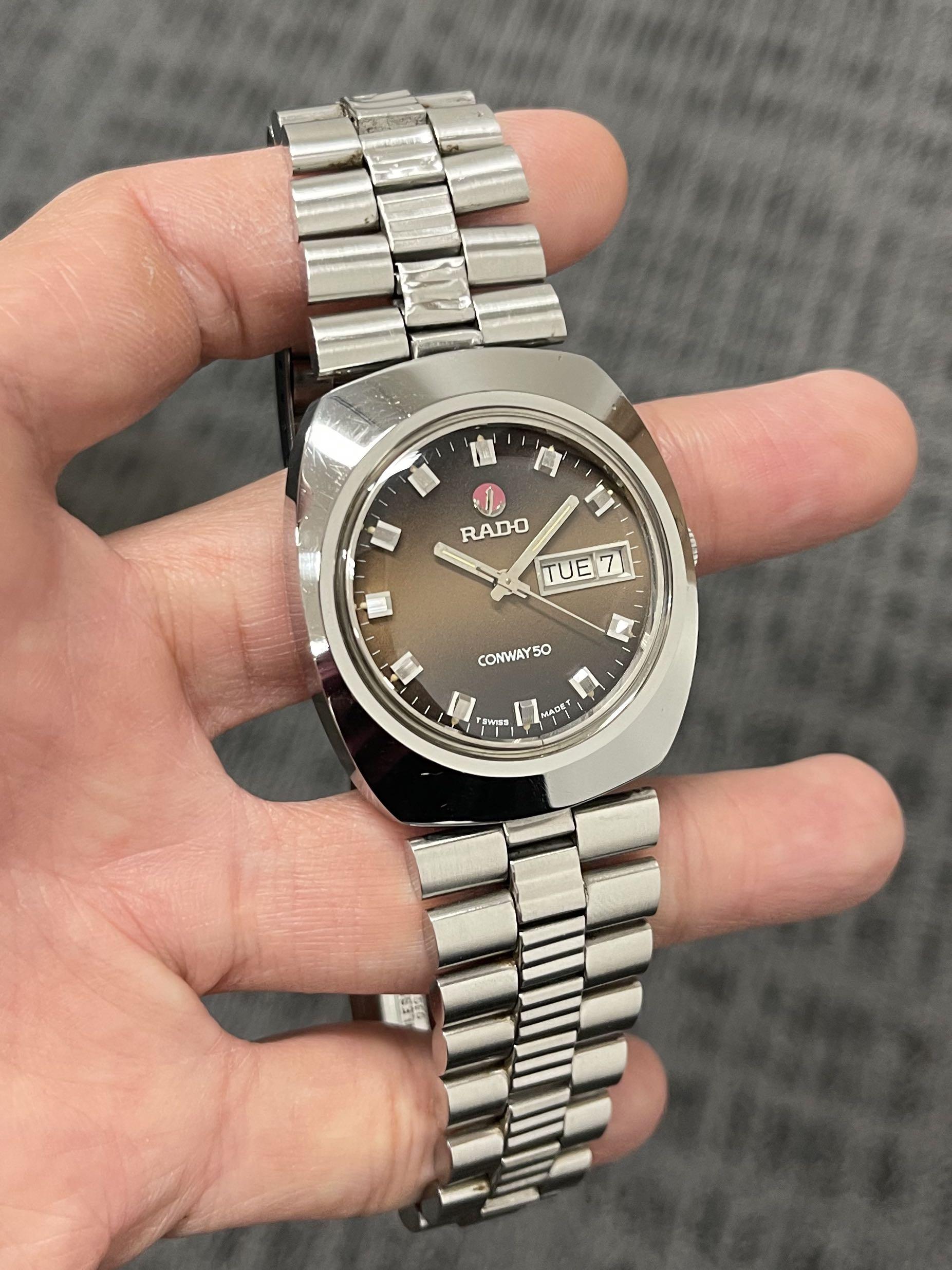 Rado Conway50 Vintage Automatic, Men's Fashion, Watches & Accessories ...