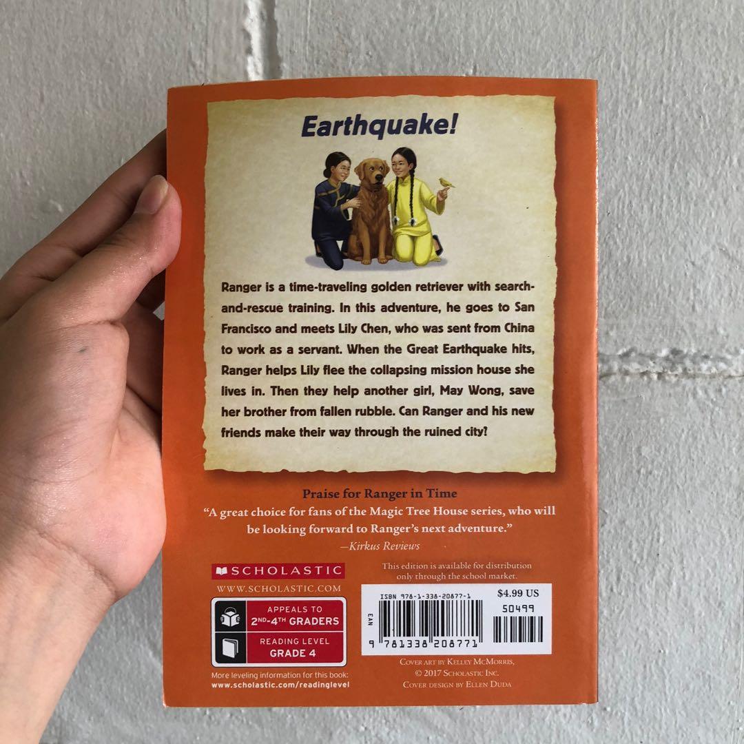 Ranger in Time (Escape from the Great Earthquake) by Kate Messner ...
