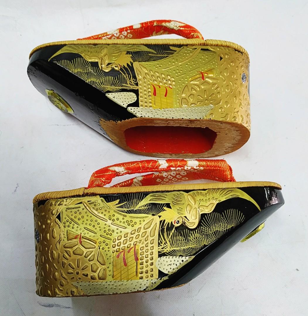 RARE!! Japanese Vintage Okobo Kimono Sandal ( 14), Hobbies & Toys ...