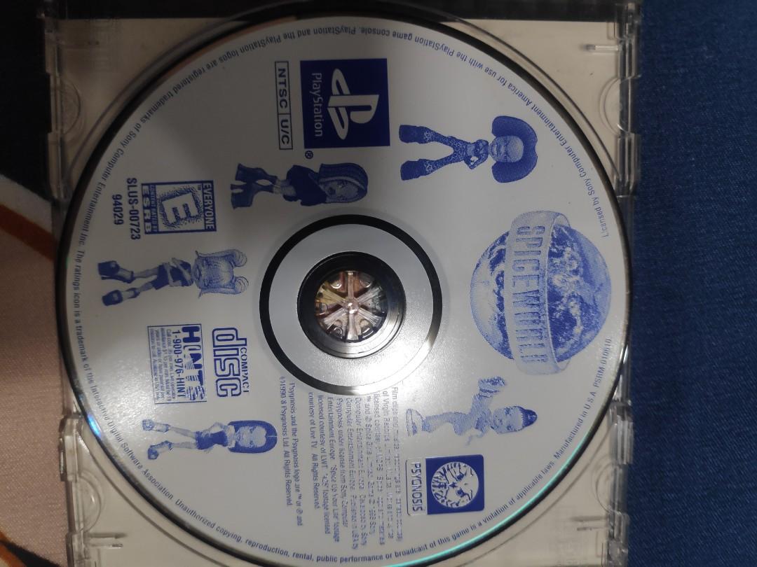 RARE Spice World Spice Girls PS1 NTSC U/C Game, Video Gaming, Video ...