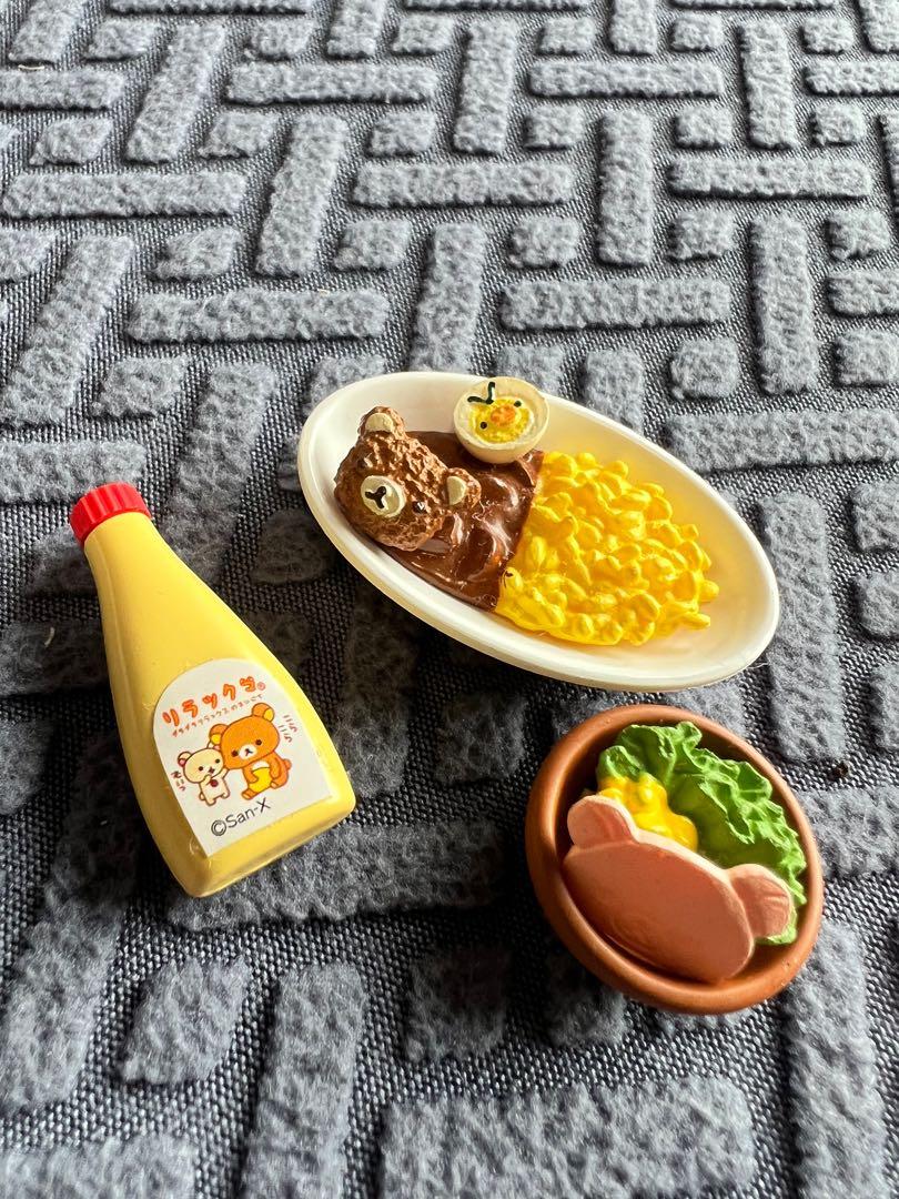 Re-ment Relaxing Meals Rilakkuma #6 Pudding #7 Curry Rice, Hobbies ...