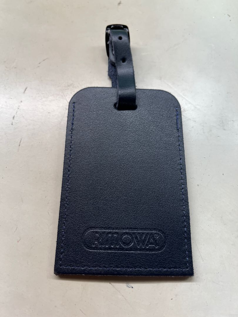 Rimowa leather luggage tag, Hobbies & Toys, Travel, Luggage on Carousell
