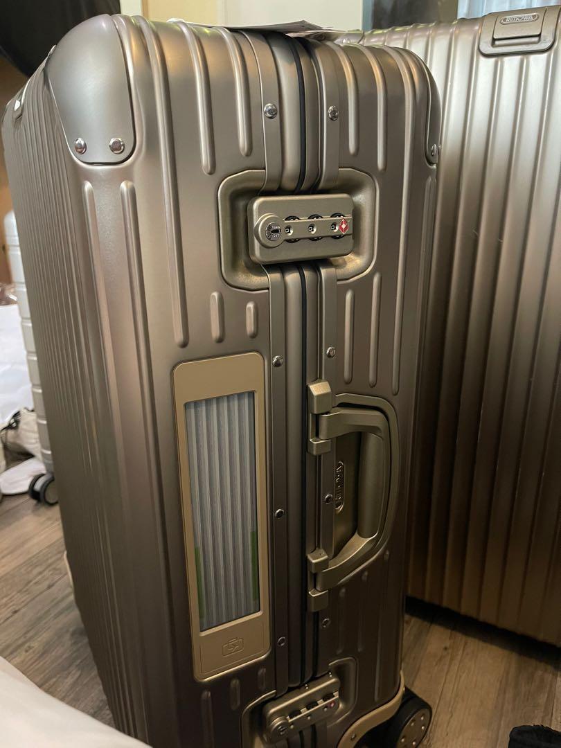Rimowa titanium 63L etag, Hobbies & Toys, Travel, Luggage on Carousell